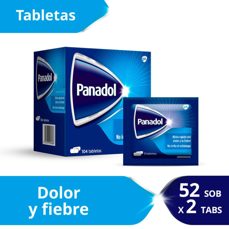 Panadol 500mg Tableta, Fiebre y Dolor, 1 sobrex2 tabletas – Kanndasales